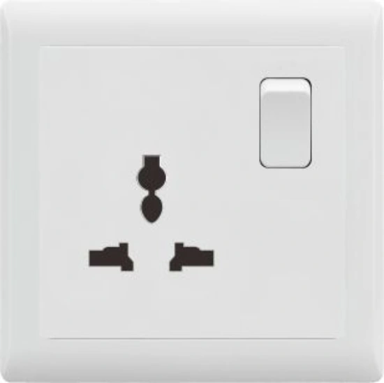 British Standard Wall Socket with Switch – UK Plug Power Outlet | Vmax ...