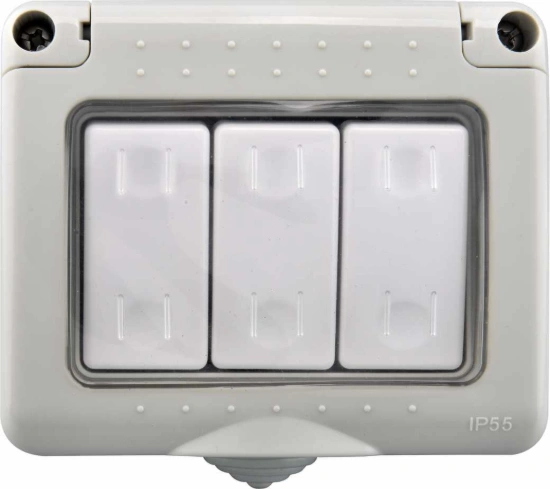 Weatherproof Triple Switch | Vmax Home Official Store