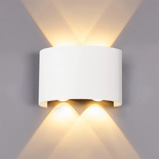 Modern LED Outdoor Wall Light IP65 Waterproof | Up & Down Wall Lamp ...