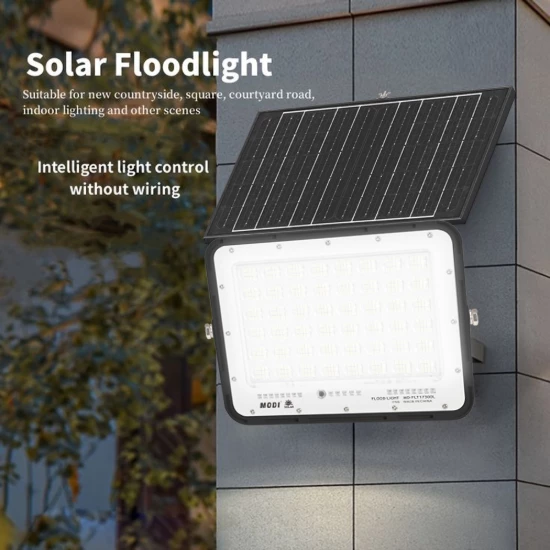 Solar LED Flood Light with Remote Control – Wide Beam Outdoor Security ...